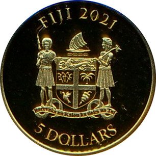 Fijian Gold 5 Dollars "Emperor Charles V" 2021 | coinscatalog.NET