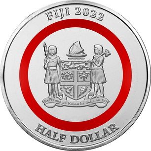 Fijian Half Dollar "Santa Claus on Roof" 2022 | coinscatalog.NET