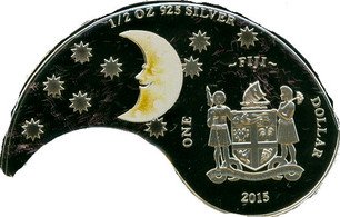 Fiyiano 1/2 Oz Plata Un Dólar "Año de la Cabra. Cornucopia" 2015 ...