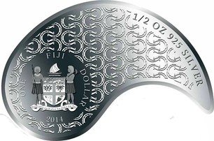 Fijian 1/2 Oz Silver One Dollar "Year of the Horse. Pinto Horse" 2014 ...