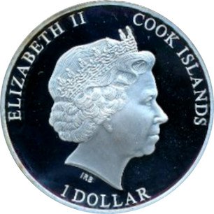 Cook Islands Silver plated Copper 1 Dollar "Penguin" 2013 ...