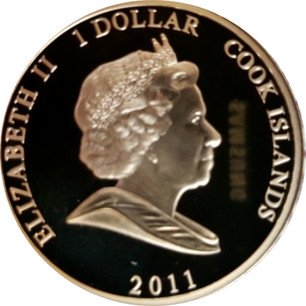 Cook Islands Gold plated Copper-Nickel 1 Dollar "Engagement of Prince ...