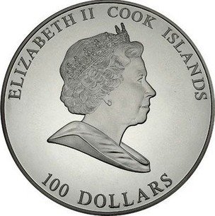 Cook Islands Silver 100 Dollars "Russian largest traditional sailing ...