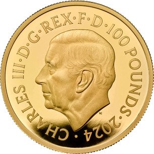 Great Britain Gold 100 Pounds "Robin Hood" 2024 | coinscatalog.NET