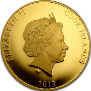 Cook Islands Gold 1000 Dollars "Zeppelin" 2013 | coinscatalog.NET