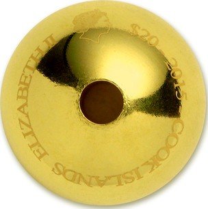 Cook Islands Gold 20 Dollars "Sphere Coin" 2015 | coinscatalog.NET