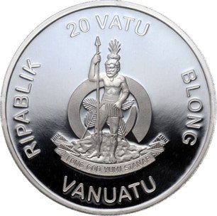 Vanuatu 1 Oz Silver 20 Vatu "Chinese Lunar Year of the Dragon" 2024 ...