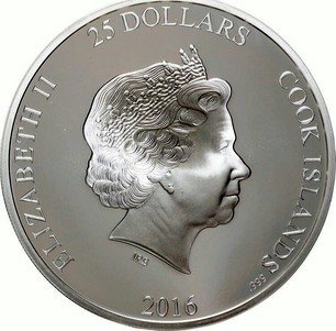 Cook Islands Silver 25 Dollars "Arita ware 400th Anniversary" 2016 ...