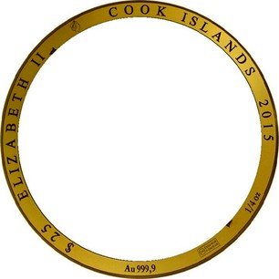 Cook Islands 1/4 Oz Gold 25 Dollars "Armillary. 4/4" 2015 ...
