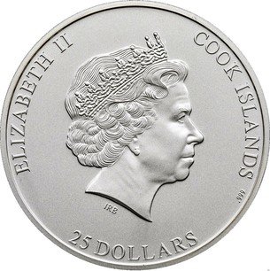 Cook Islands 5 Oz Silver 25 Dollars "Elbrus" 2021 | coinscatalog.NET