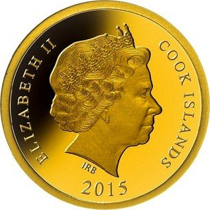 Cook Islands Gold 5 Dollars "Abraham Lincoln" 2015 | coinscatalog.NET