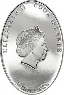 Cook Islands Gold plated Silver 5 Dollars "Ascension" 2015 ...