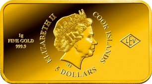 Cook Islands Gold 5 Dollars "Elizabeth II. Treasure of the Pharaohs ...