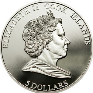 Cook Islands Silver 5 Dollars "Wladyslaw II Jagiello. Battle of ...