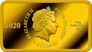 Cook Islands Gold 5 Dollars "Harry Potter - Sorting Hat" 2020 ...