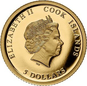Cook Islands Gold 5 Dollars "Unified Nations" 2019 | coinscatalog.NET