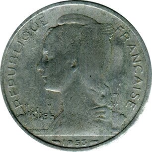 French Aluminum 5 Francs "Glorioso Islands Coinage" 1958 | coinscatalog.NET