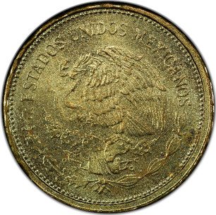 Mexican 5 Pesos "Circulation Coin Pattern" 1986 | coinscatalog.NET