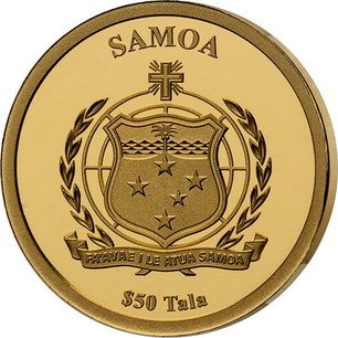 Samoan Gold 50 Tala "Audrey Hepburn 30 Years of the Death" 2023 ...