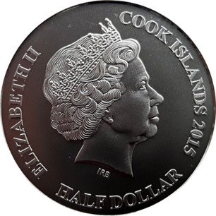 Cook Islands Silver Half Dollar "Ark Royal" 2015 | coinscatalog.NET
