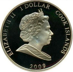 Cook Islands Gold plated Copper-Nickel 1 Dollar "History of the Royal ...