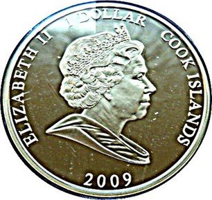 Cook Islands Gold plated Copper-Nickel 1 Dollar "History of the Royal ...