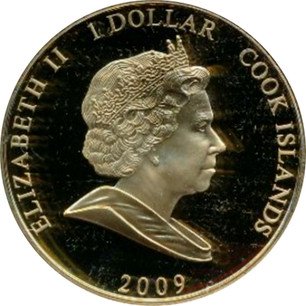 Cook Islands Gold plated Copper-Nickel 1 Dollar "King Edward III ...