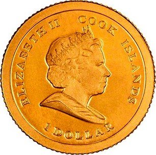 Cook Islands Gold 1 Dollar "King Edward III" 2009 | coinscatalog.NET