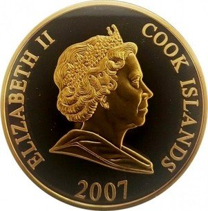 Cook Islands Gold plated Copper-Nickel One Dollar "Kings and Queens of ...