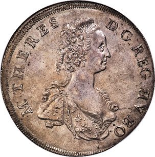 Croatian Silver 1 Tallero "Maria Theresia" 1748 | coinscatalog.NET