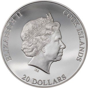 Cook Islands Silver 20 Dollars "Burst" 2021 | coinscatalog.NET