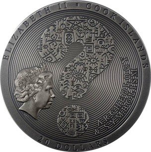 Cook Islands Silver 20 Dollars "Elizabeth II Bactrian Cybele Disk" 2021 ...