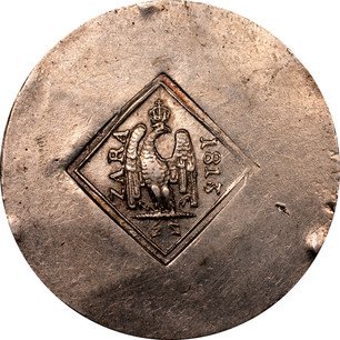 Croatian Silver 4 Francs-60 Centimes "French Siege Coinage. Zara" 1813 ...