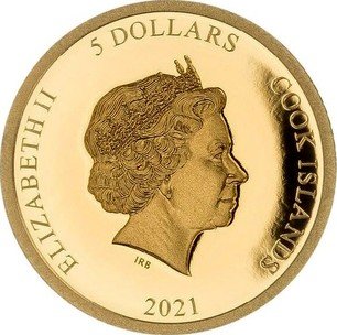 Cook Islands Gold 5 Dollars "Diana.Princess of Wales.1997 Angola" 2021 ...
