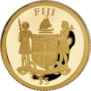 Fijian 1/100 Oz Gold 5 Dollars "Global Panda Protection. Brugelette Zoo ...