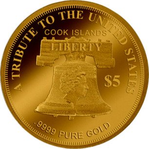 Cook Islands Gold 5 Dollars "Liberty Taming the West" 2023 | coinscatalog.NET