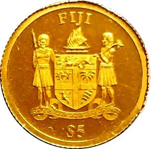 Fijian Gold 5 Dollars "Nuremberg Lamb Ducat" 2016 | coinscatalog.NET