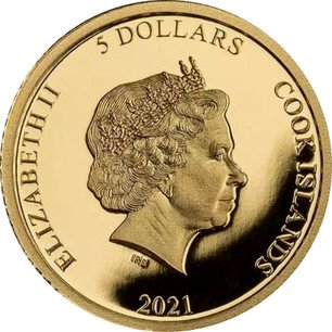 Cook Islands Gold 5 Dollars "Queen Elizabeth II & Prince Philip. 2017 ...