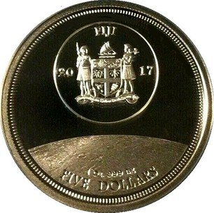 Fijian 1 Oz Silver Five Dollars "John F. Kennedy Moon Speech" 2017 ...