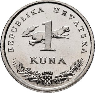 Kuna croata de cobre, níquel y zinc "20º aniversario de la moneda kuna ...