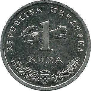 Croatian Copper-Nickel-Zinc Kuna "Circulation Coin. Nightingale" 1996 ...