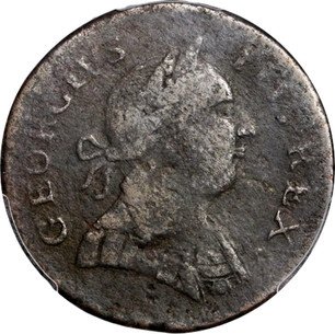 USA 1/2 Penny "Georgivs III Obverse" 1787-1788 | coinscatalog.NET