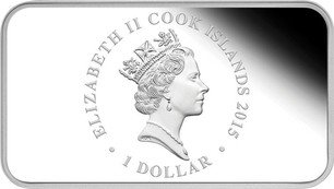 Cook Islands 1 Oz Silver 1 Dollar "Elizabeth II Goats" 2015 ...