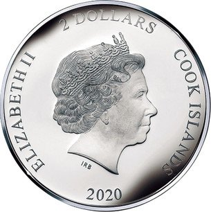 Cook Islands Silver 2 Dollars "Elizabeth II 10th anniversary Kumamon ...