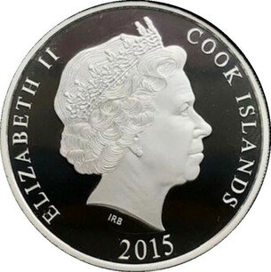 Cook Islands Silver 2 Dollars "Elizabeth II Endeavour" 2015 ...