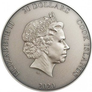Cook Islands Silver 20 Dollars "Shiva" 2020 | coinscatalog.NET