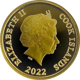 Cook Islands 1/30 Oz Gold 5 Dollars "Elizabeth II Peter Rabbit" 2022 ...