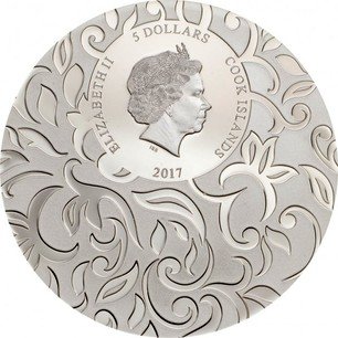 Cook Islands Silver 5 Dollars "Elizabeth II Secret Riddle" 2017 ...