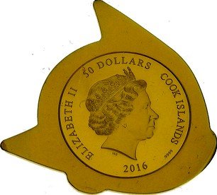 Cook Islands Gold 50 Dollars "Elizabeth II Tezuka Osamu" 2016 ...