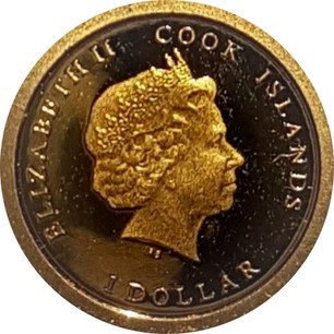 Cook Islands Gold 1 Dollar "Elizabeth II Princess Estelle" 2013 ...